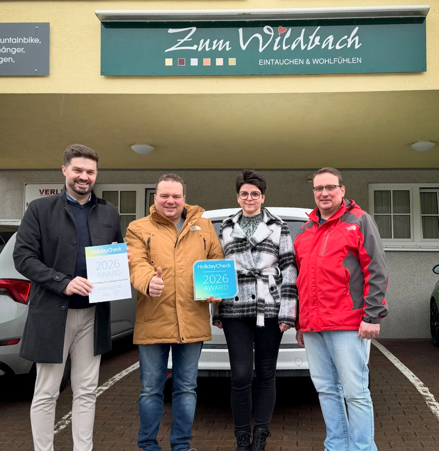 HolidayCheck Award 2026 til Zum Wildbach i Schierke